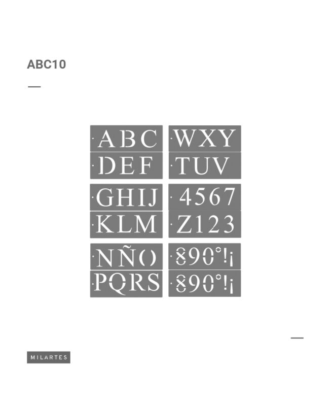 ABC 10 Letras - Milartes